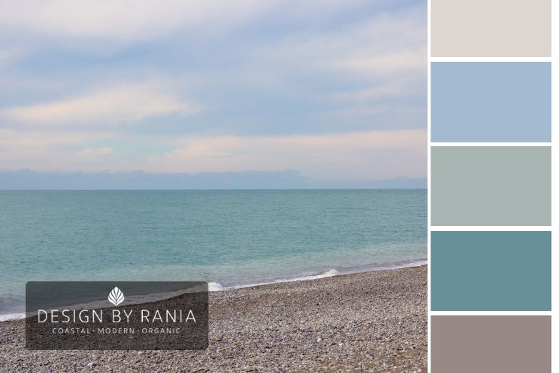 Choosing the Right Color Palette for a Calm and Coastal Interior Design ...